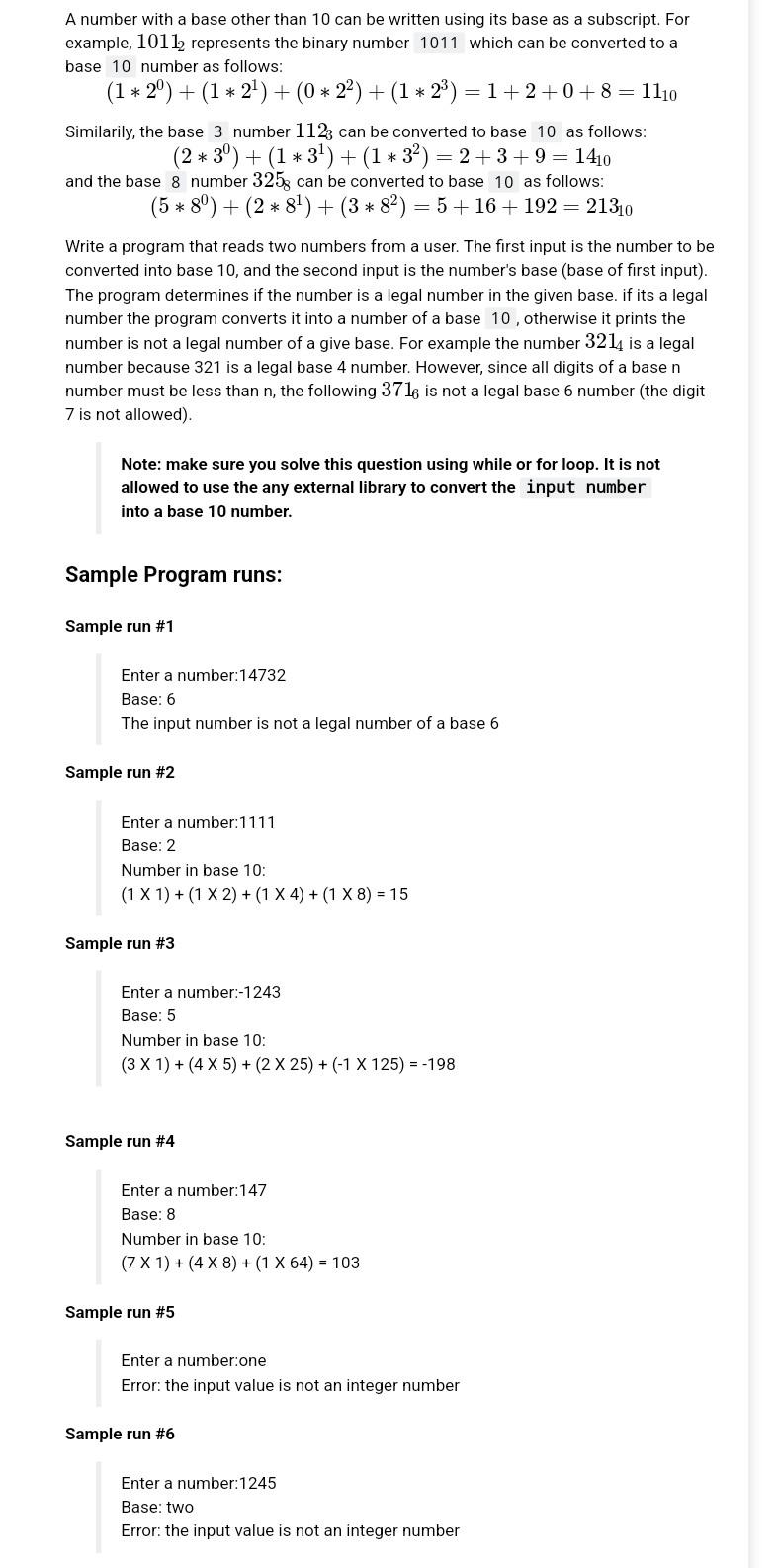 Solved Solve Using Python Programming You Are Not Allowed 1978
