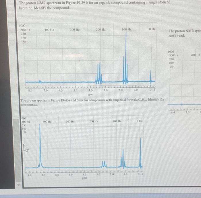 Solved The proton NMR spectrum in Figure 19.39 is for an | Chegg.com