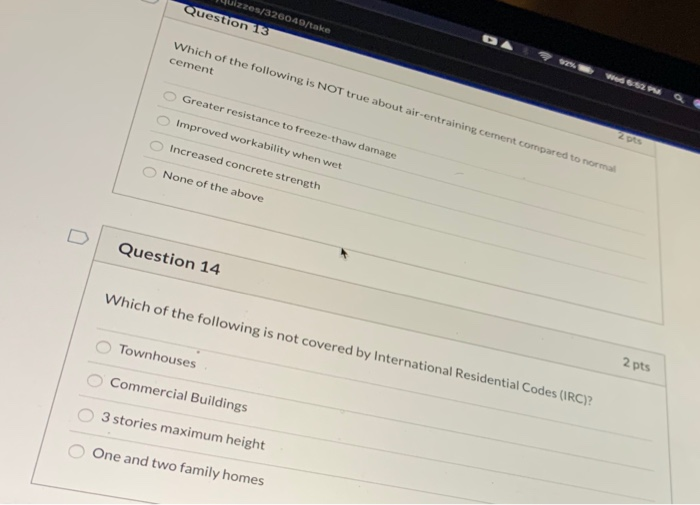 Solved »/quizzes/326049/take Question 9 The description | Chegg.com