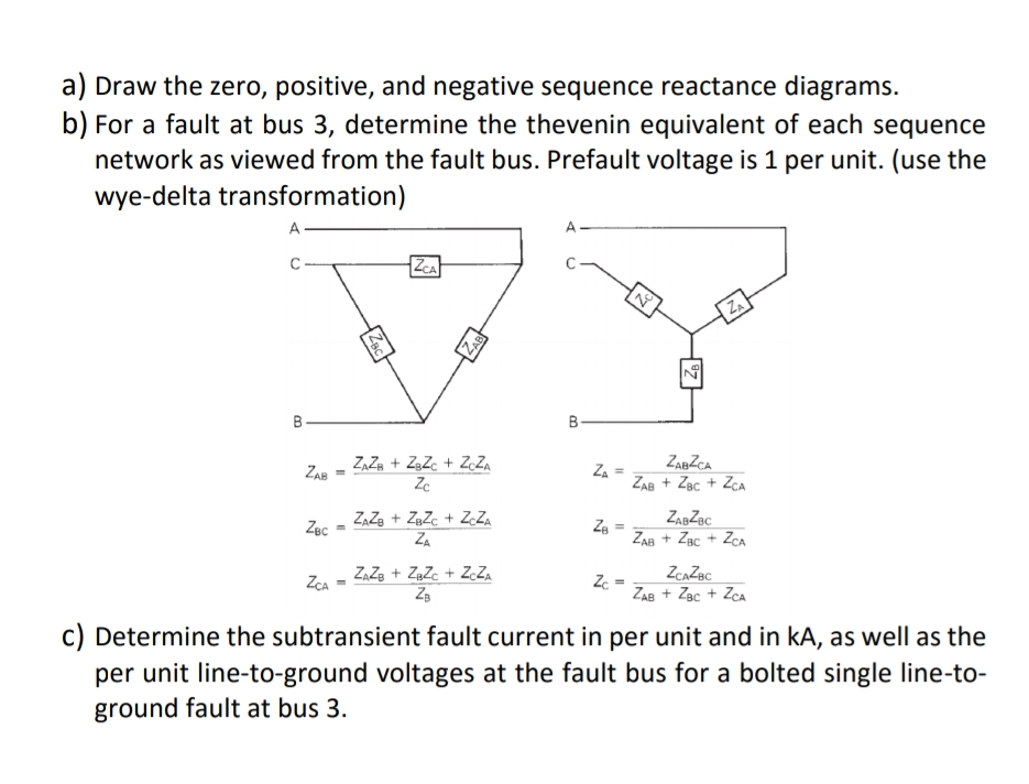 Q2) The single-line diagram of a three-phase power | Chegg.com