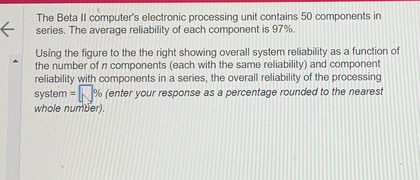 Solved The Beta Il computer's electronic processing unit | Chegg.com