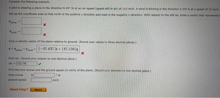 Solved Consider the following scenario.A pilot is steering a | Chegg.com