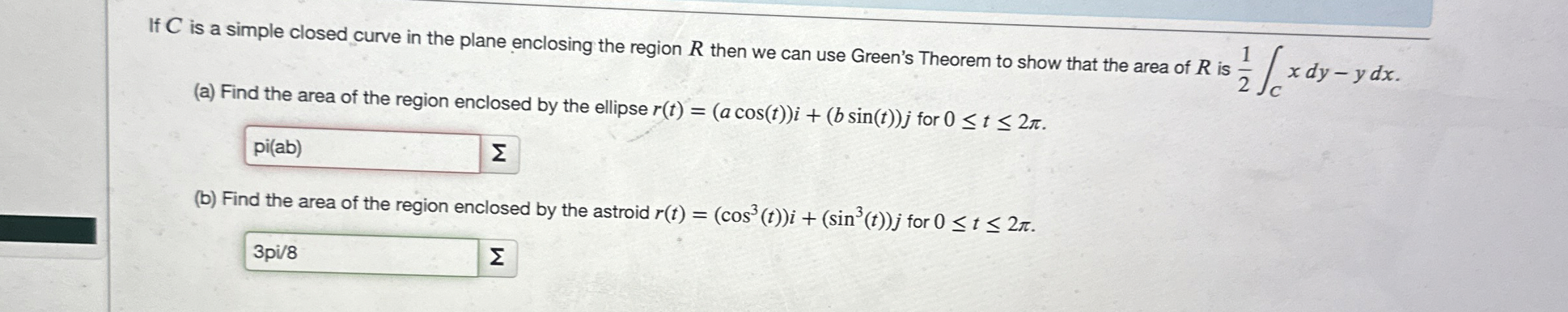Solved If C ﻿is a simple closed curve in the plane enclosing | Chegg.com