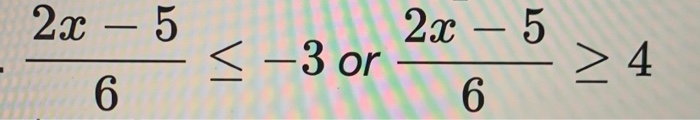 Solved 2 x – 5 2x - 5 4 6 6 | Chegg.com