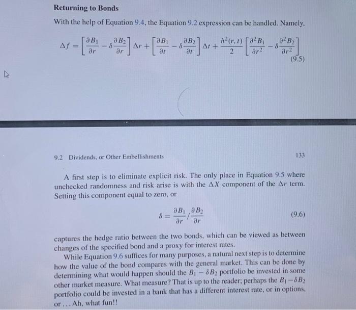 Solved 1. Fill in the details for Equation 9.4. 2. Derive | Chegg.com