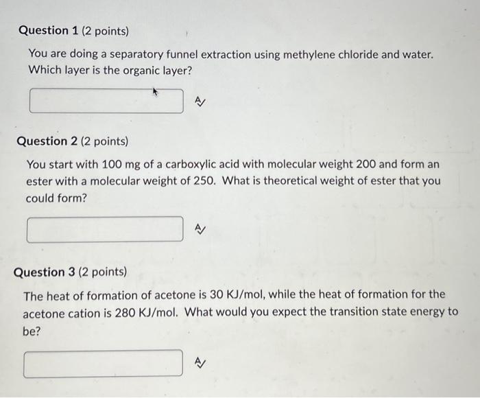 Solved You are doing a separatory funnel extraction using | Chegg.com