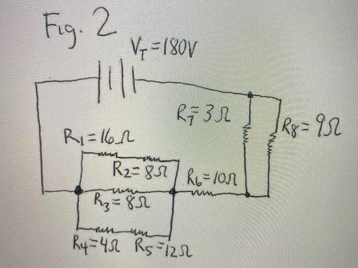 Solved 2. Fig 2 is a series/parallel combination. A. Find | Chegg.com