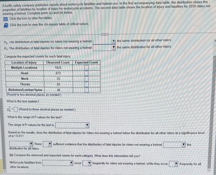 Atraffic safety company publishes reports about | Chegg.com