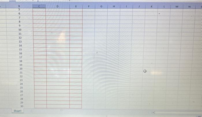 Use the data and calculations above to create a data | Chegg.com