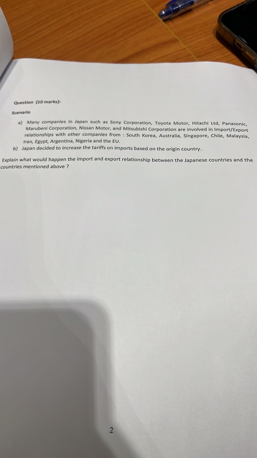 Solved Question (10 ﻿marks):Scenarioa) ﻿Many companies in | Chegg.com