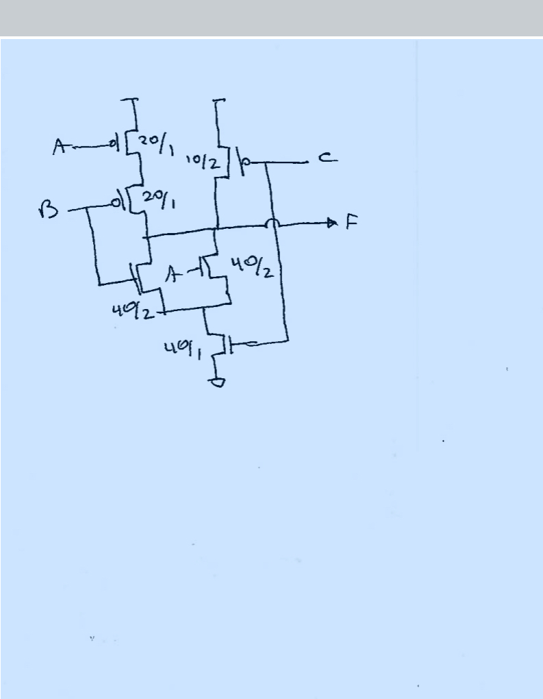 Solved For the CMOS logic circuit using MOSFETs with channel | Chegg.com