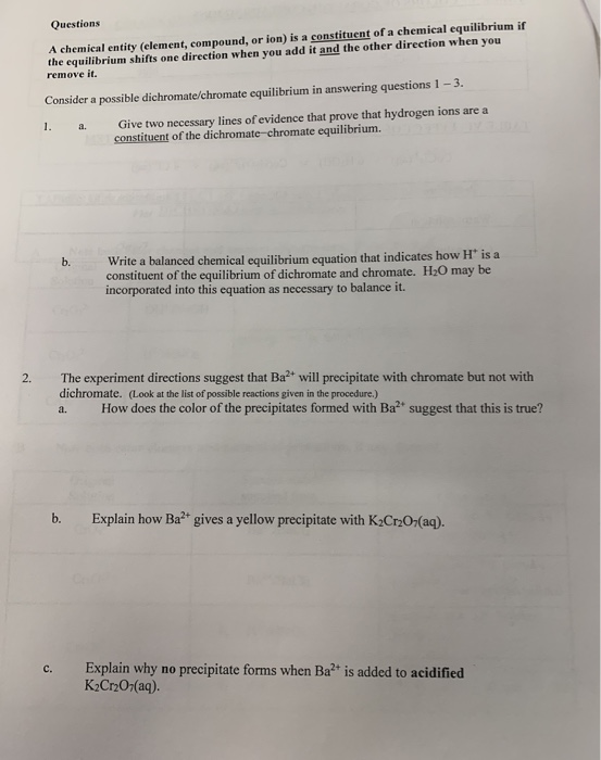 Solved Questions A chemical entity (element, compound, or | Chegg.com