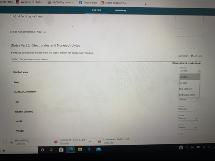 REPORT SUMMARY Data And Lab Submission - Solutions | Chegg.com