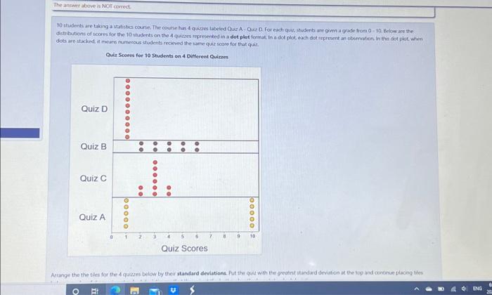 Solved 10 students are taking a statistics course. The | Chegg.com