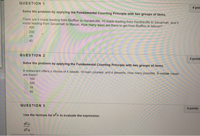 Solved ION 1 4 Poi Solve The Problem By Applying The Chegg