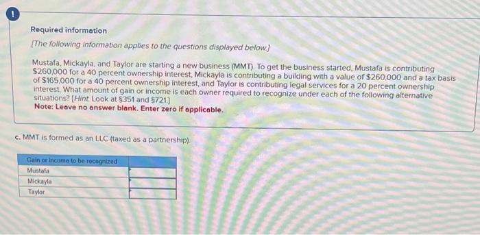 Solved Required informotion [The following information | Chegg.com