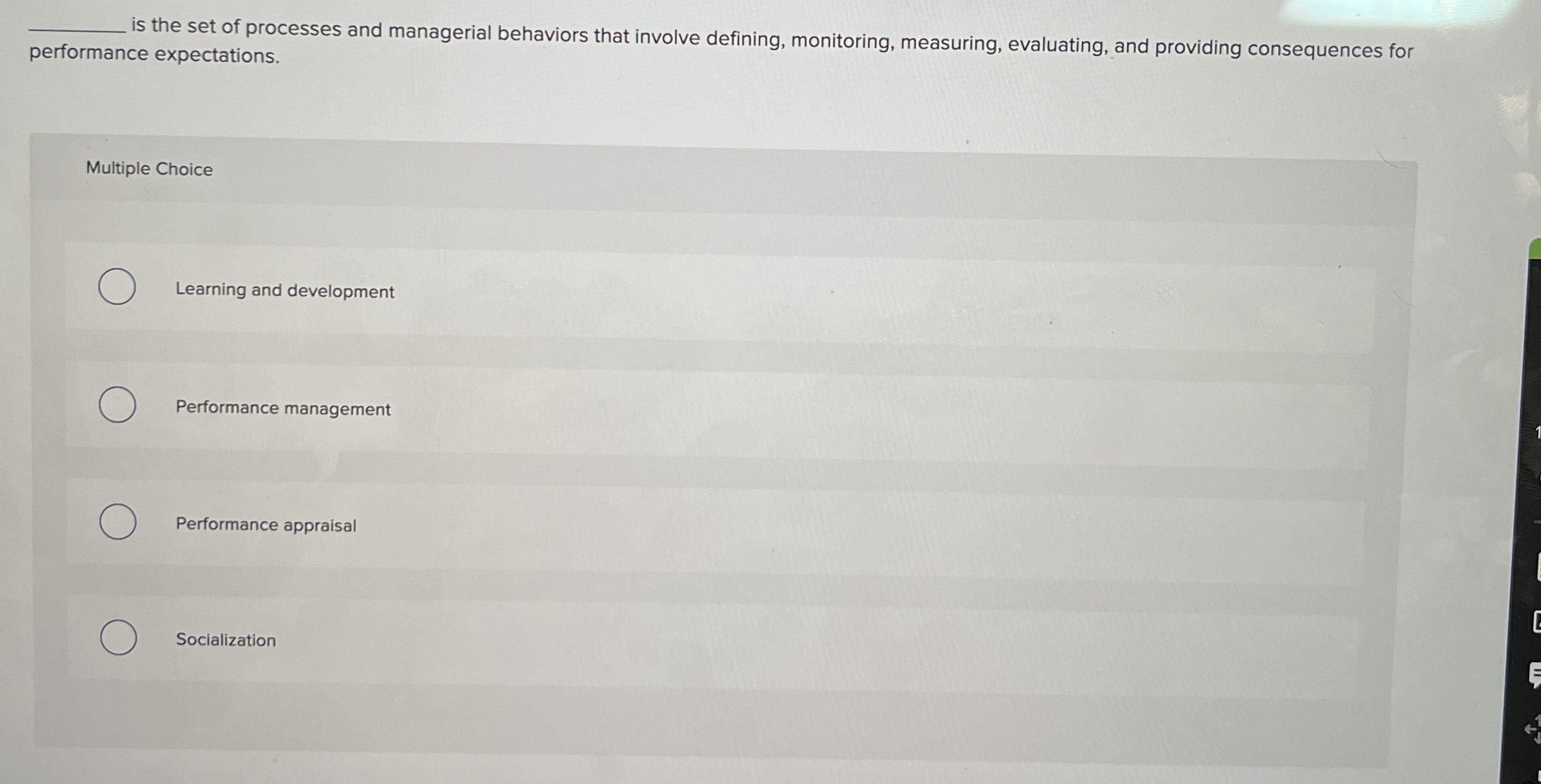 Solved q, ﻿is the set of processes and managerial behaviors | Chegg.com