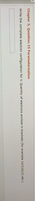 Solved Chapter 5, Question 15 Parameterization Write the | Chegg.com