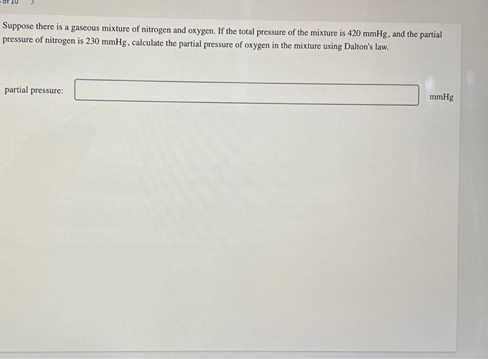 Solved Suppose there is a gaseous mixture of nitrogen and | Chegg.com