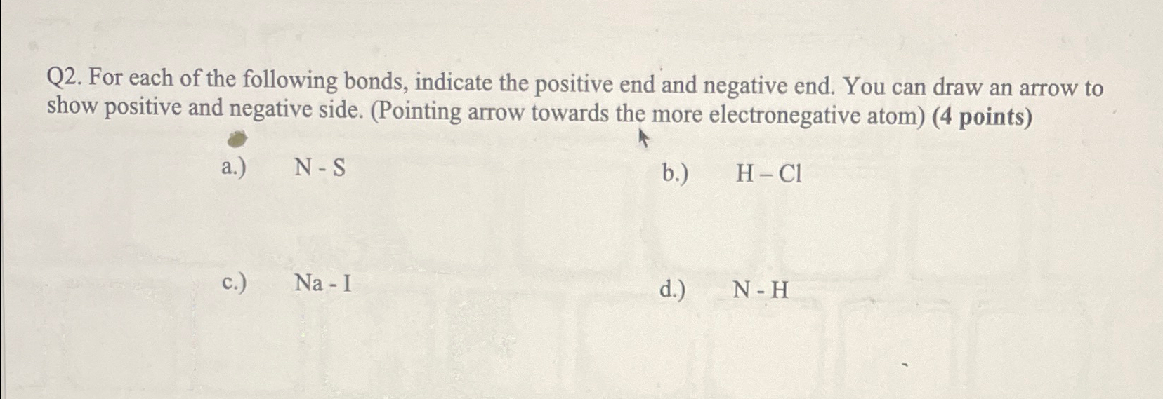 Solved Q2. ﻿For each of the following bonds, indicate the | Chegg.com