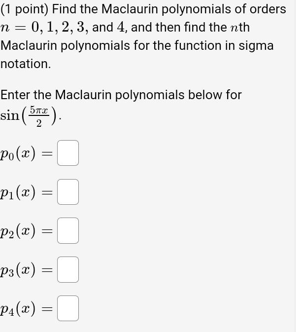 Solved (1 point) Classify each series as absolutely | Chegg.com