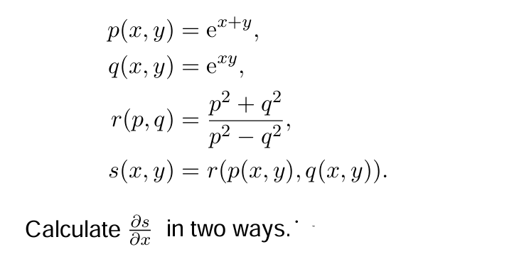Solved Calculate the following step by step in detail: | Chegg.com