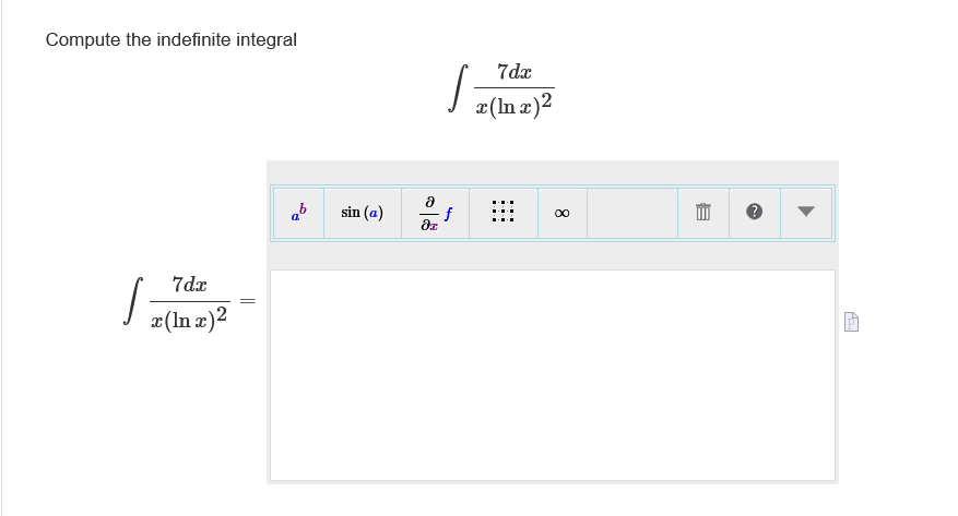 Solved Compute the indefinite | Chegg.com