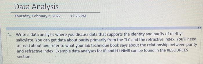 Solved Write in data analysis formate talk about data that | Chegg.com