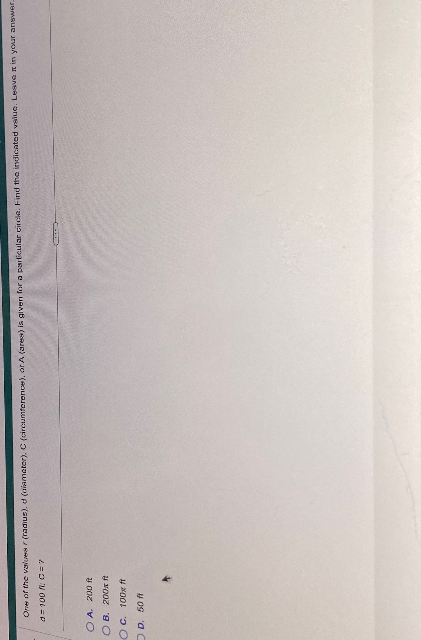 Solved One of the values | Chegg.com