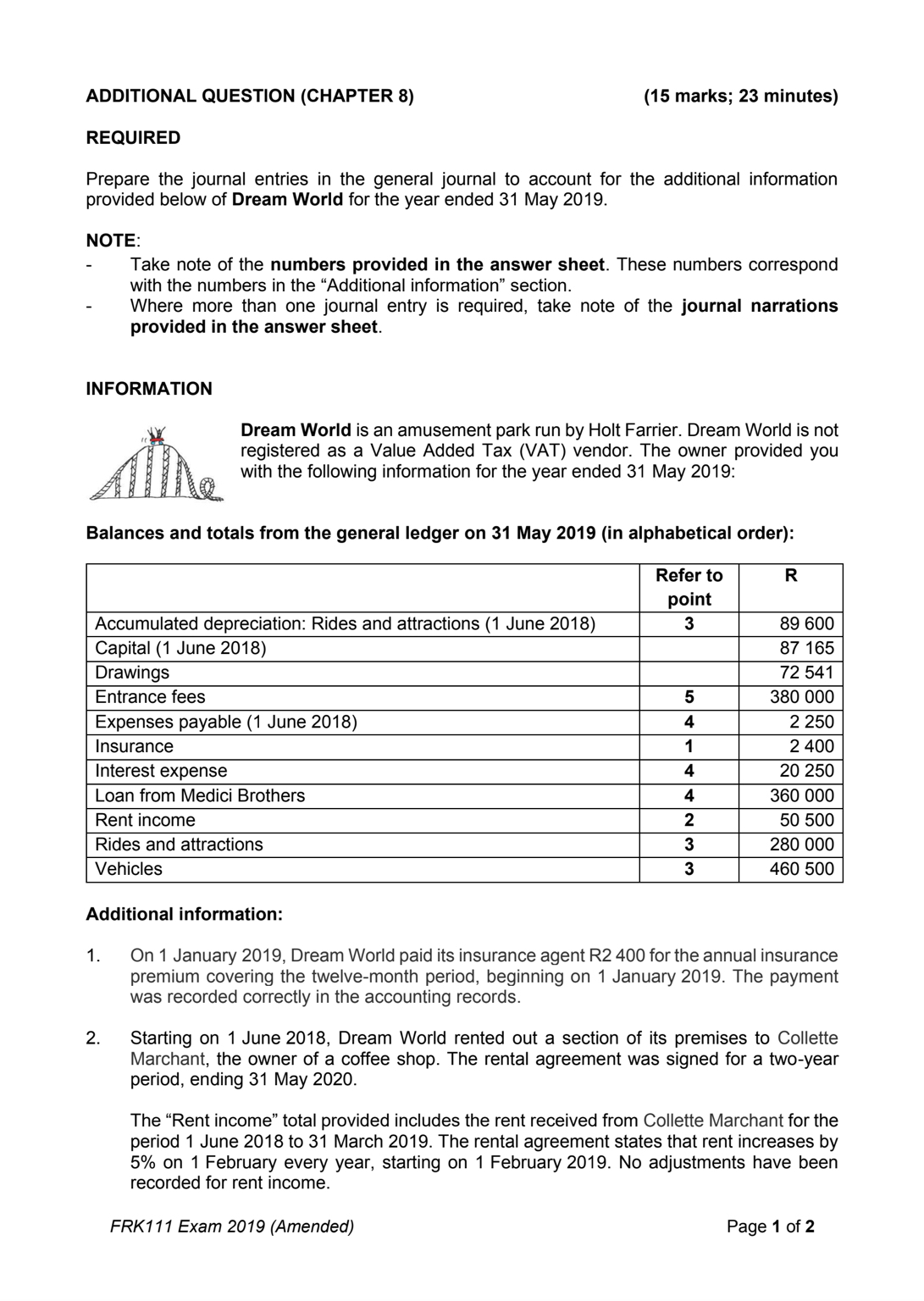 Solved ADDITIONAL QUESTION (CHAPTER 8)(15 ﻿marks; 23 | Chegg.com