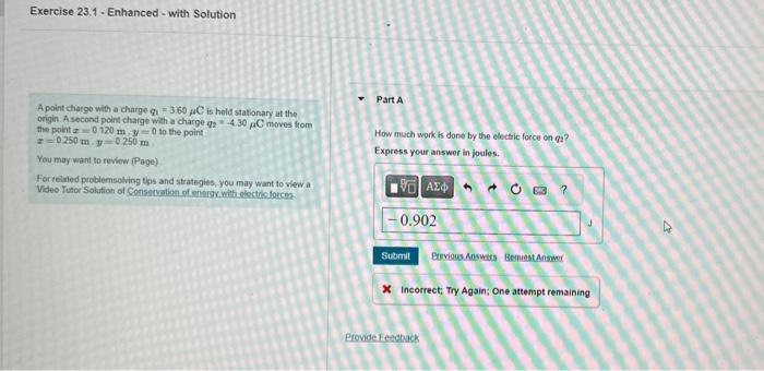 Solved A point ithar werth o charge or =310,μC it held | Chegg.com