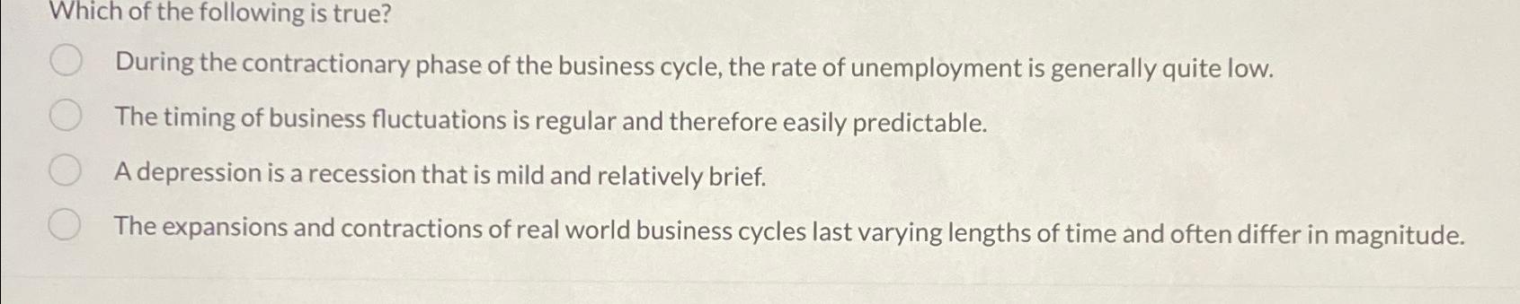 Solved Which of the following is true?During the | Chegg.com