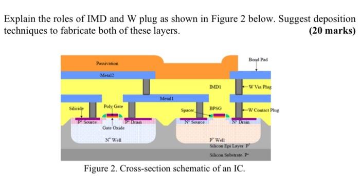 Solved Explain the roles of IMD and W plug as shown in | Chegg.com
