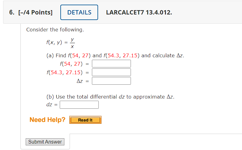 Solved Consider the following. (Round your answers to four | Chegg.com