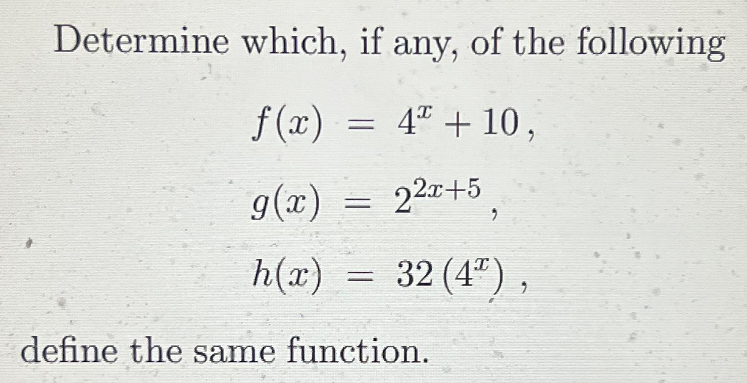 Solved Determine which, if any, of the | Chegg.com