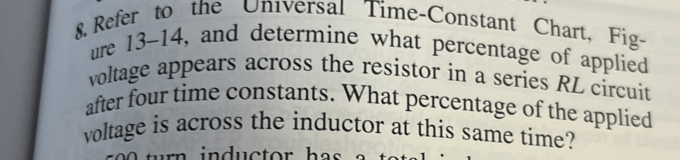 Solved Refer to the Universal Time-Constant Chart, Figure | Chegg.com