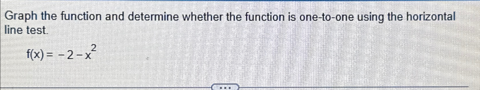 Solved Graph the function and determine whether the function | Chegg.com