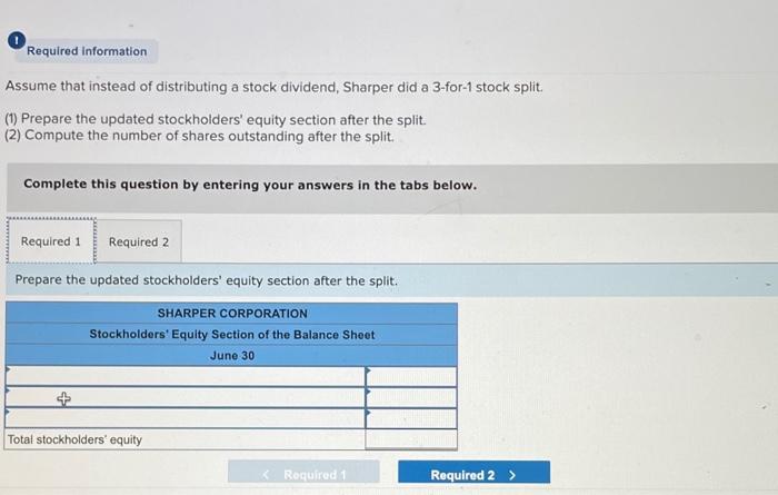 Solved Required information Use the following information | Chegg.com