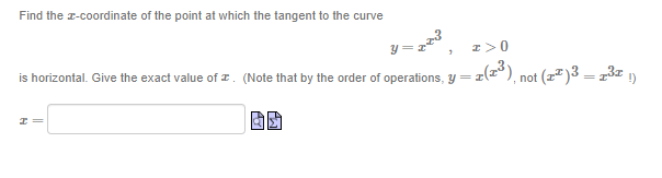 Solved Find the x-coordinate of the point at which the | Chegg.com