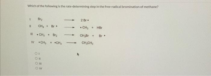 Solved Which of the following is the rate-determining step | Chegg.com