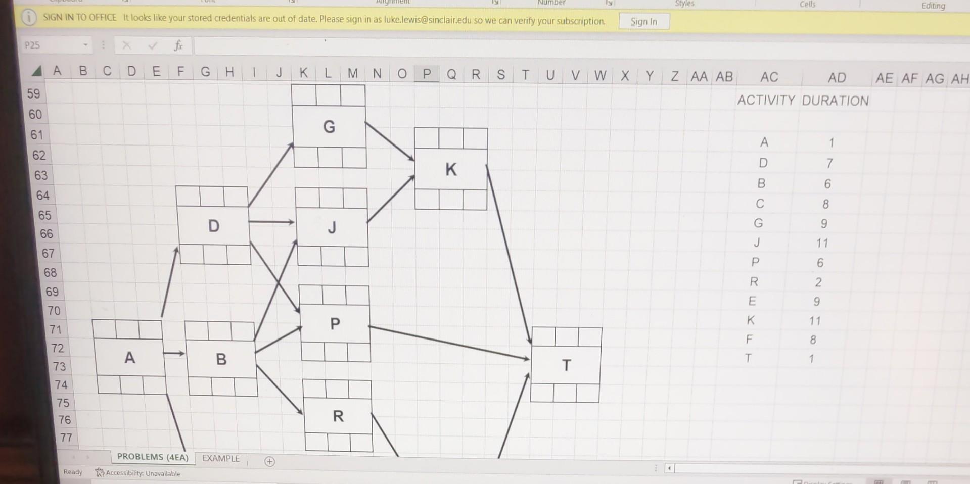 Solved (1) SIGN IN TO OFFICE It looks like your stored | Chegg.com