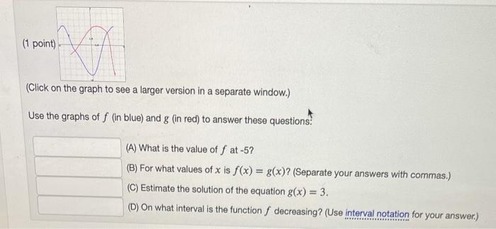 Solved (1 point) (Click on the graph to see a larger version | Chegg.com