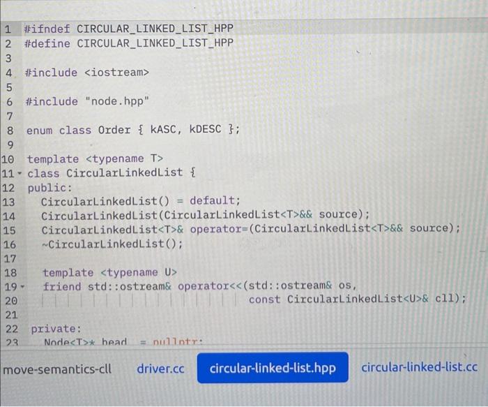 Solved In this programming problem, you will implement move | Chegg.com