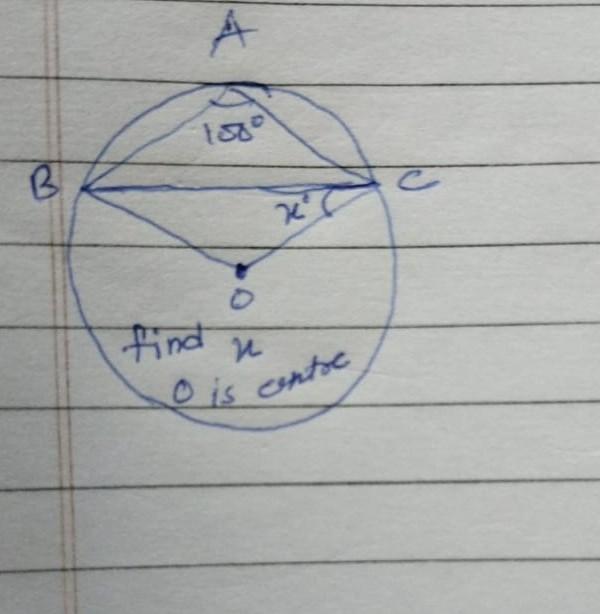 Solved find the angle x | Chegg.com
