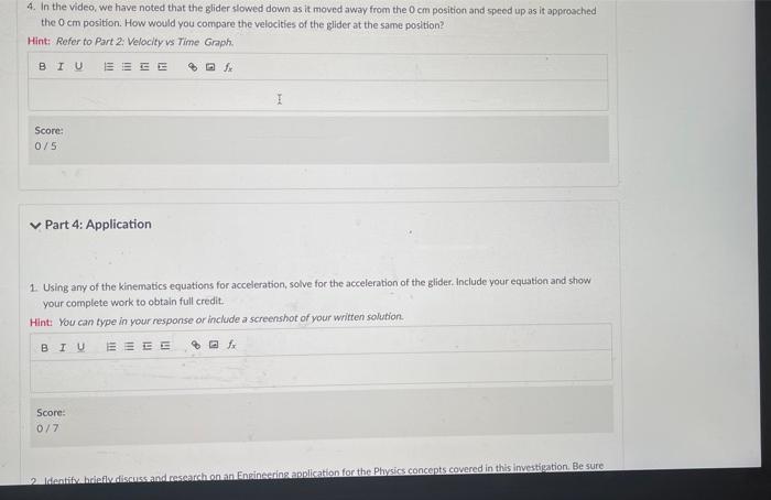 Solved Table 1. Position and time of object with opposing | Chegg.com