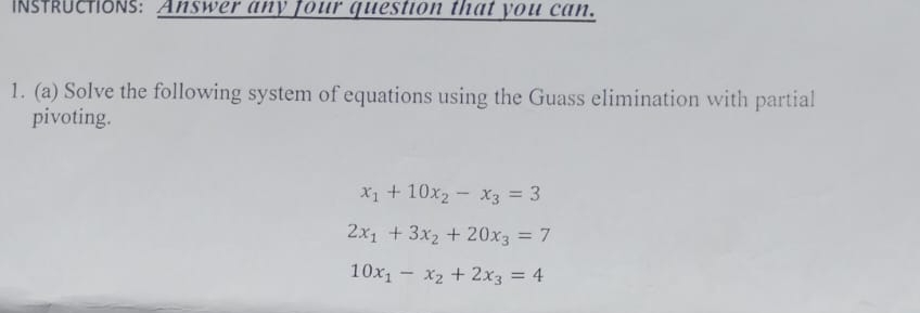 Solved INSTRUCTIONS: AnSwer aIy four question that you | Chegg.com