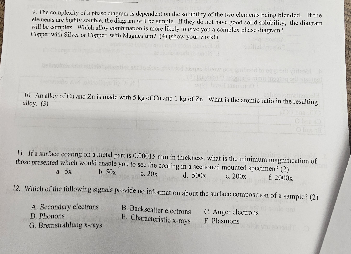 Solved The complexity of a phase diagram is dependent on the | Chegg.com