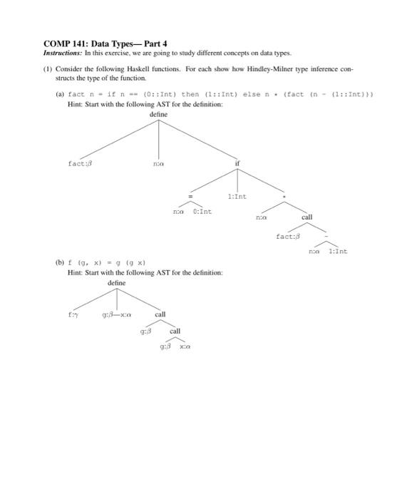 COMP 141: Data Types- Part 4 Instructions: In this | Chegg.com