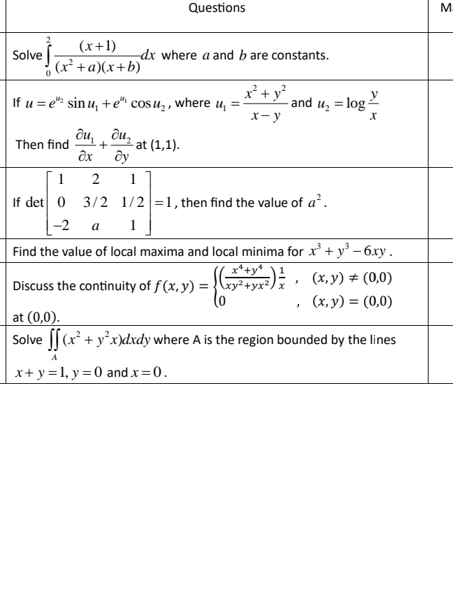 Solved Solve-(x+1)dx where a and bare constants.x+a)(x+ | Chegg.com