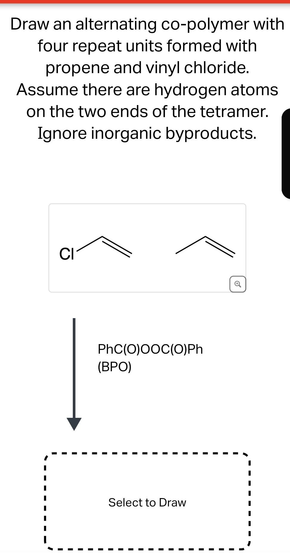 Solved Draw an alternating co-polymer with four repeat units | Chegg.com